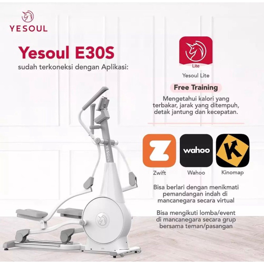 Jual Yesoul E30S Smart Elliptical Machine | Shopee Indonesia