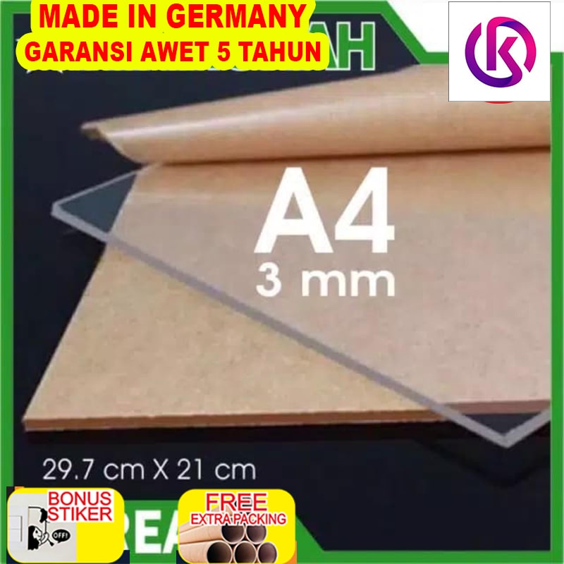 Jual Promo Acrylic Lembaran Ukuran A4 3mm | Shopee Indonesia