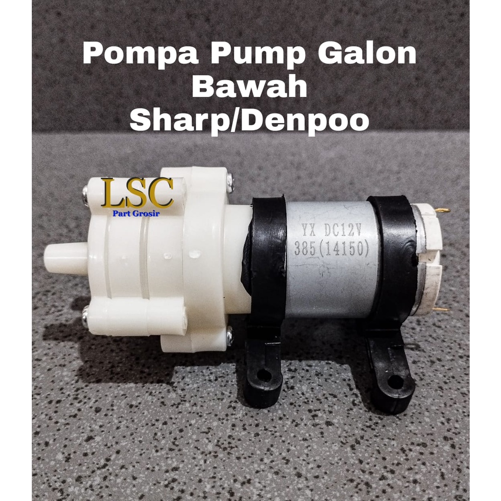 Jual Pompa Dinamo Dispenser Galon Bawah Sharp 12 Volt DC Water Pump ...