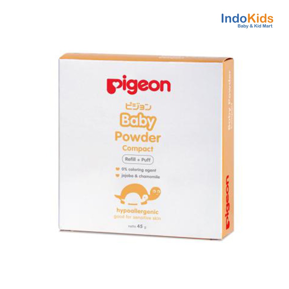 Jual Pigeon Compact Powder Cake 45 gram White | Shopee Indonesia