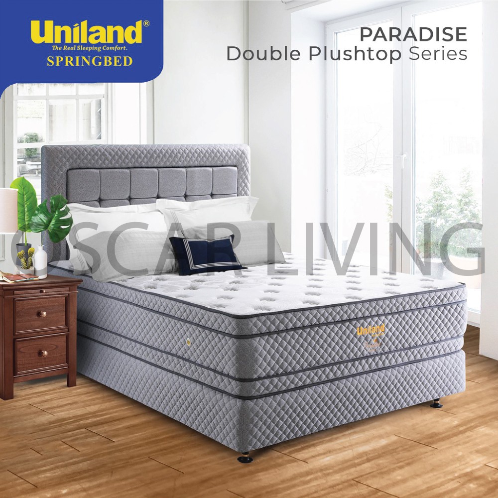 Jual Uniland Springbed Paradise Double Plushtop Diamond (DP1) Kasur ...