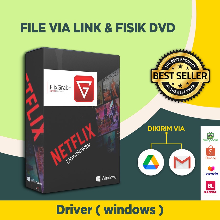 Jual Software FlixGrab + Premium Full Version | Shopee Indonesia