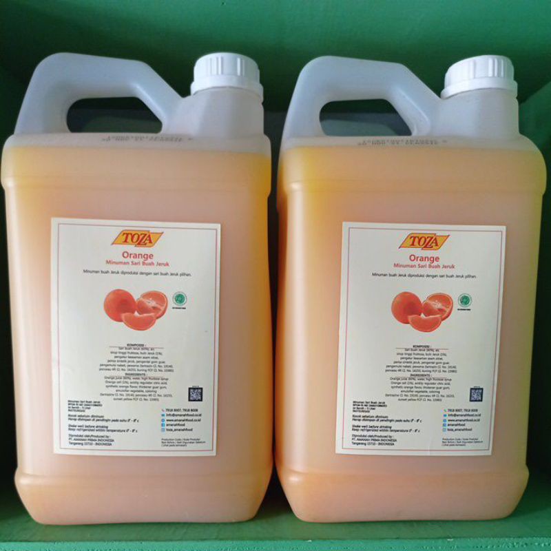 Jual Toza Jus / Juice 5 Liter (12 Varian Rasa) | Shopee Indonesia