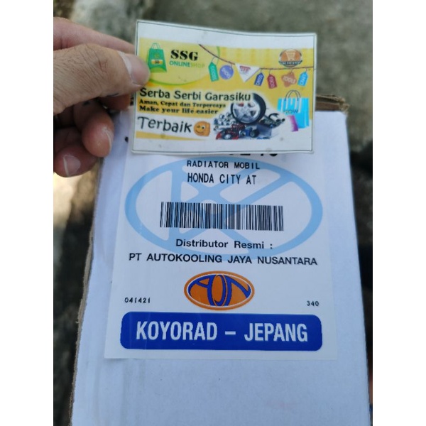 Jual Radiator Honda New City Matic 2003 2008 Idsi Vtech Koyorad Japan ...