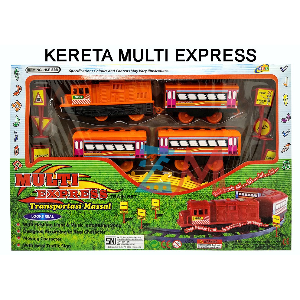 Jual MAINAN KERETA API MULTI EXPRESS INDONESIA DENGAN TRACK 588 ...