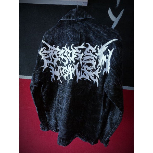 Jual JAKET JEANS CUSTOM DESAIN BEBAS SESUAI SELERA KAMU !! | Shopee ...
