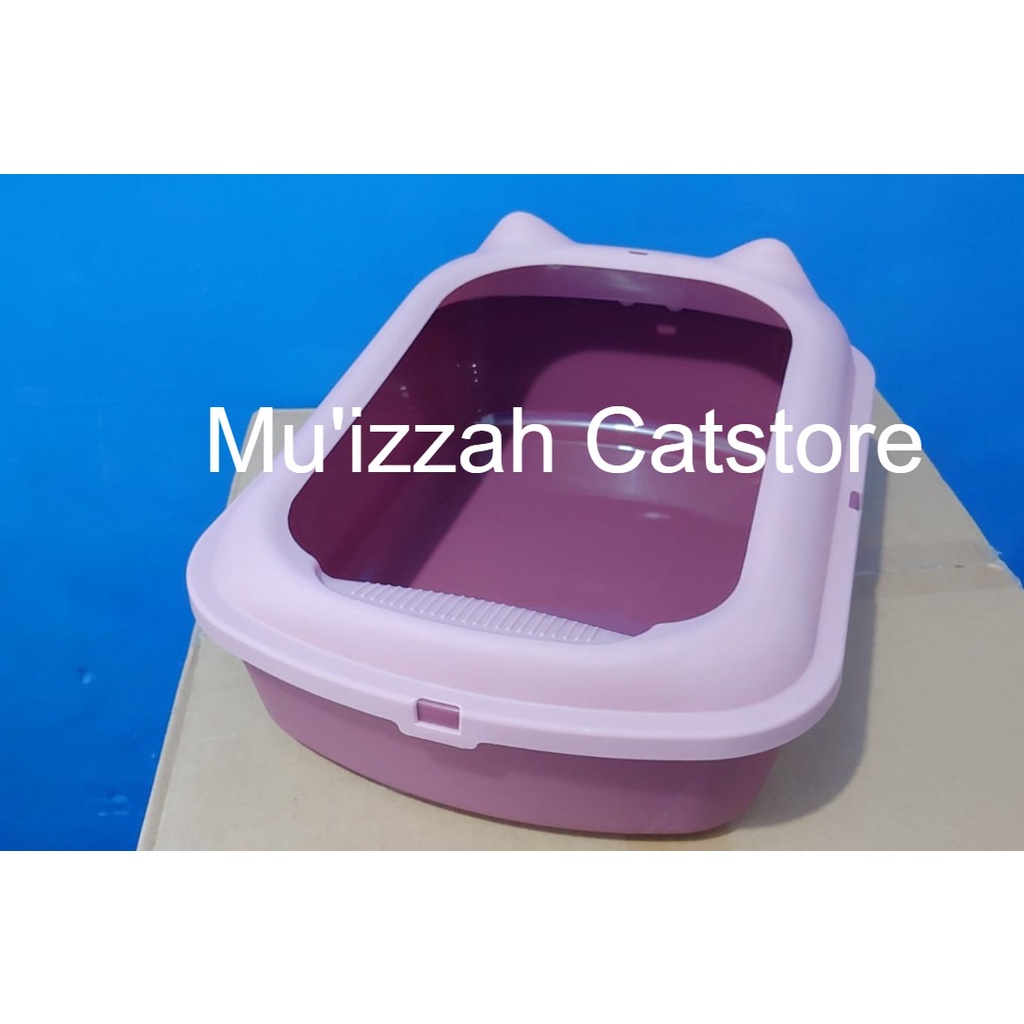 Jual Baskom Bak Pasir Pup Kotoran Kucing Cantik / Cat Litter Box Motif ...