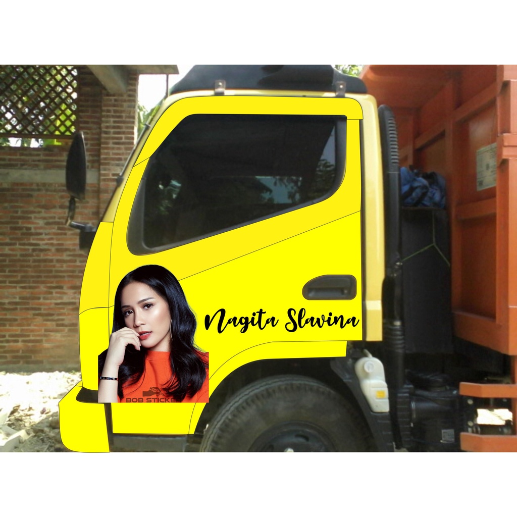 Jual print sticker pintu mobil, stiker cewe cantik, stiker wanita ...