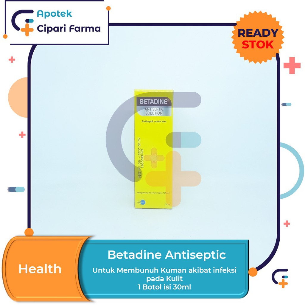 Jual Betadine Solution Antiseptik | Obat Luka | Lecet | Infeksi ALL ...