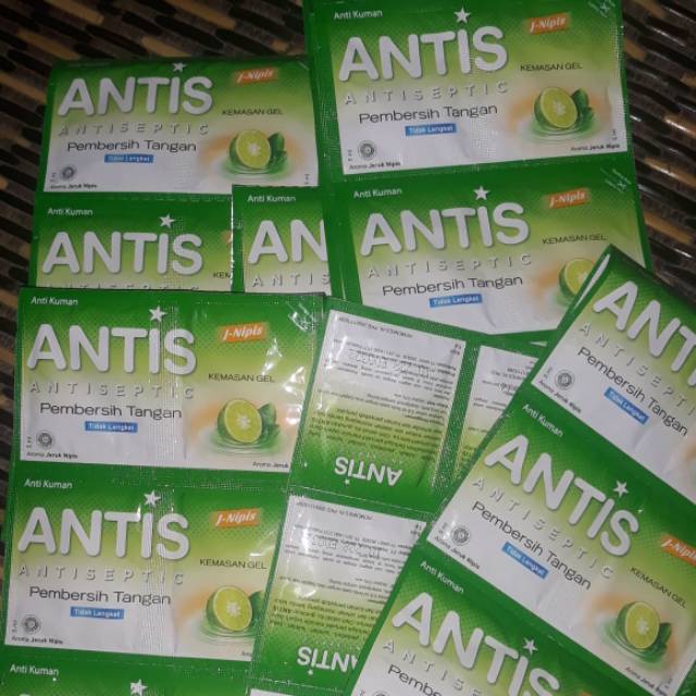 Jual Handsinitizer sachet Antis | Shopee Indonesia