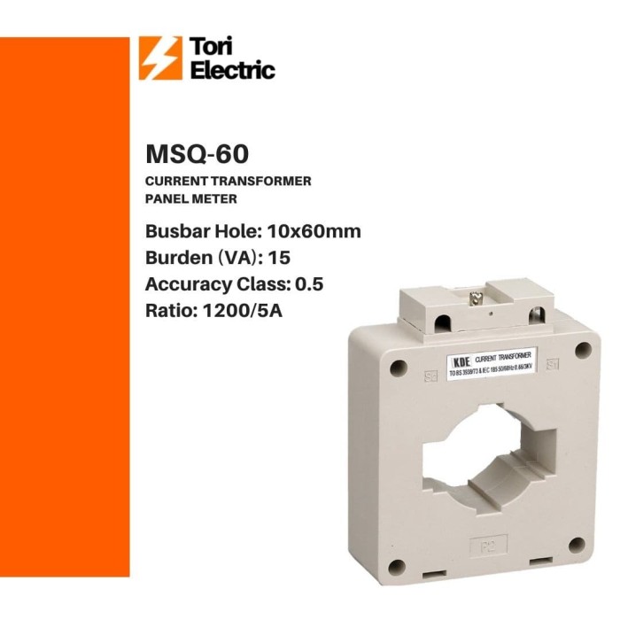 Jual MSQ-60 1200/5A Current Transformer 1200 5A CT PANEL METER | Shopee ...
