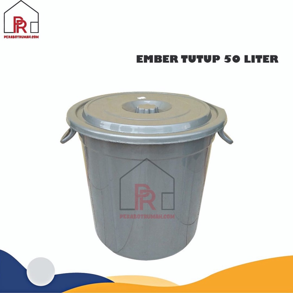 Jual Ember Tutup Besar 30 L & 50 Liter / Ember Bak Tampung Air / Ember ...