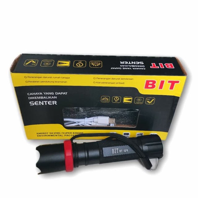 Jual Kiseki Senter Swat Bit Xp8 Police Polisi Mini / Flashlight Charger ...