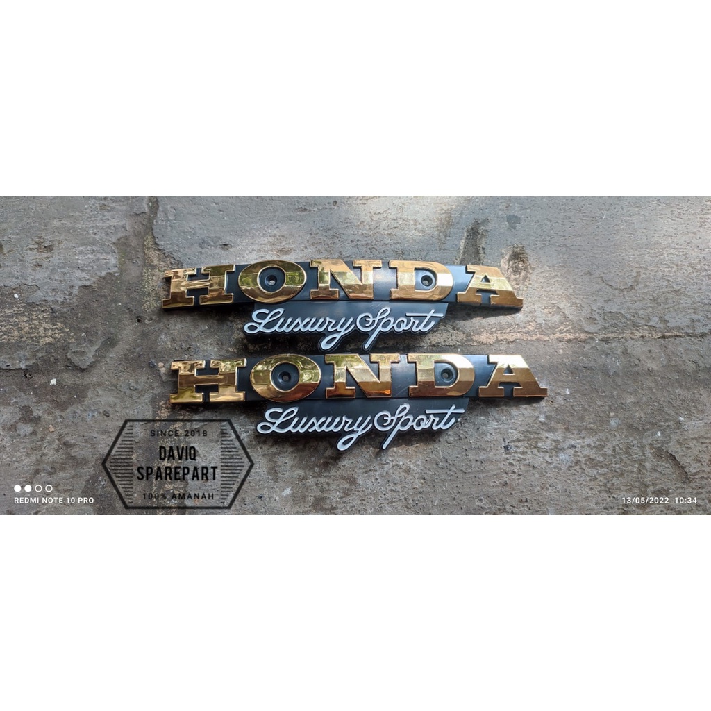 Jual Logo emblem tengki tangki honda gl pro glpro gl max kanan kiri ...