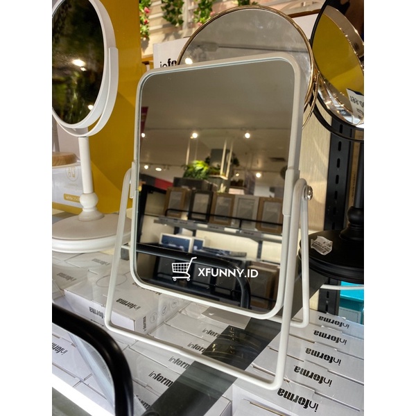 Jual INFORMA MAGNIFYING MIRROR (CERMIN KACA MAKE UP BULAT & KOTAK ...