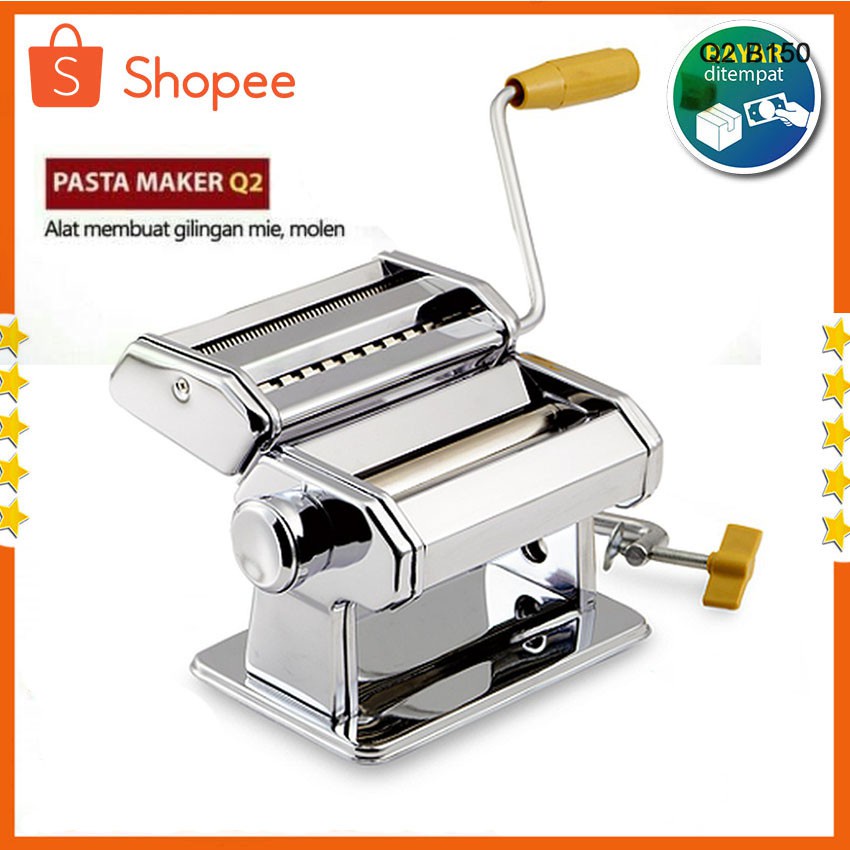Jual GILINGAN MIE GILINGAN MOLEN PASTA MAKER ATLAS Q2 8150 bisa GOJEK | Shopee Indonesia