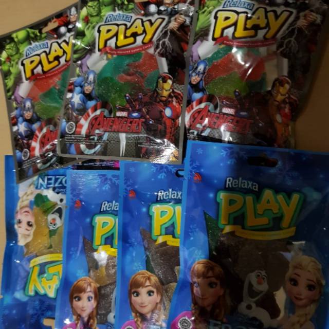 Jual Relaxa Play gummy jelly candy like Yupi - Permen Avengers & Frozen ...