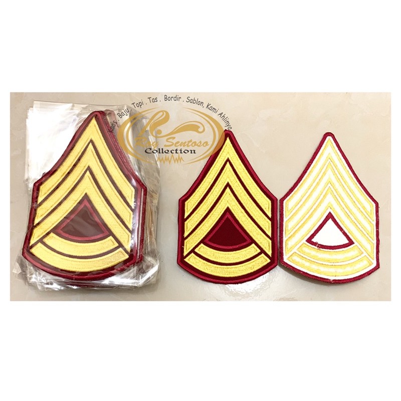 Jual Pangkat PDL Sevron Bordir Akpol (sepasang) | Shopee Indonesia