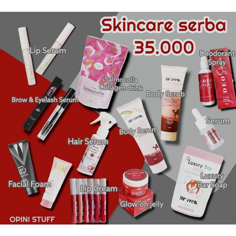 Jual ARVVEN KOSMETIK SERIES ALL PRODUCT BEBAS PILIH (READY STOK ...
