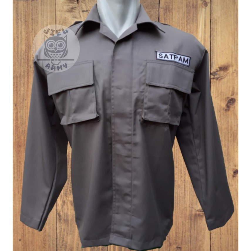 Jual Kemeja Seragam Satpam Atasan Baju Seragam PDL Baru | Shopee Indonesia