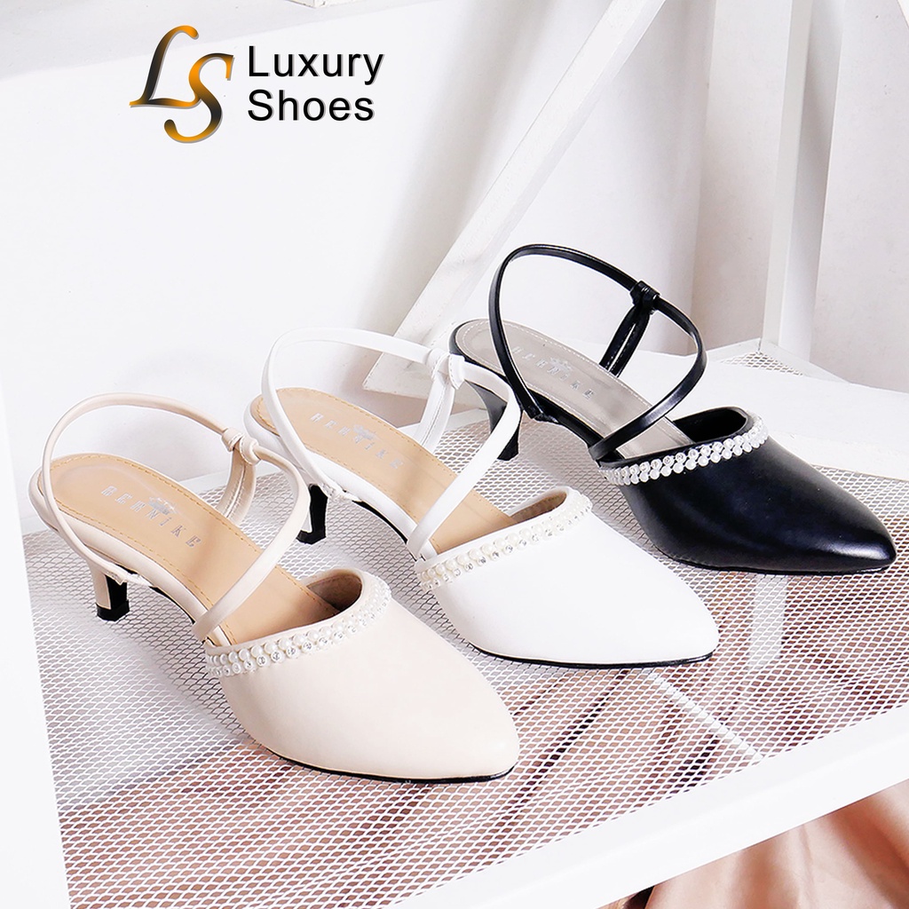 Jual ALLEINA Sepatu Pesta Kondangan Kerja High Heels Hak Tinggi Hells ...