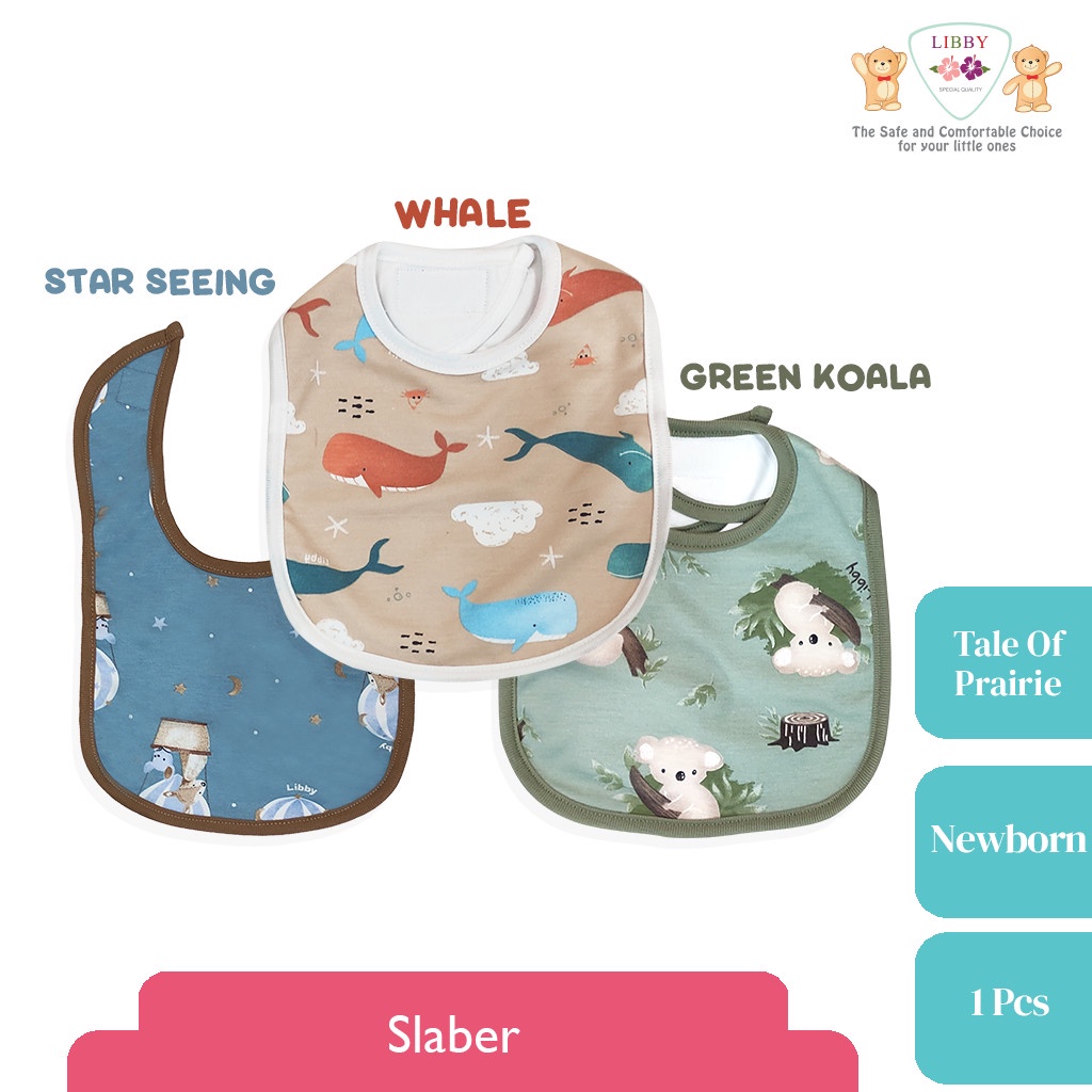 Jual LIBBY Slaber/Bib/Celemek/Tatakan Iler Motif Tale Of Prairie (1pcs ...