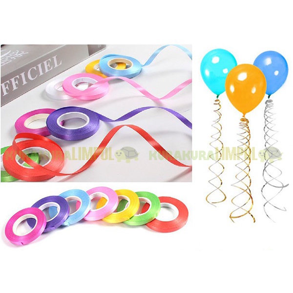 Jual Pita Balon Tali Balon Balloon Curling Ribbon String 5m 5 meter ...