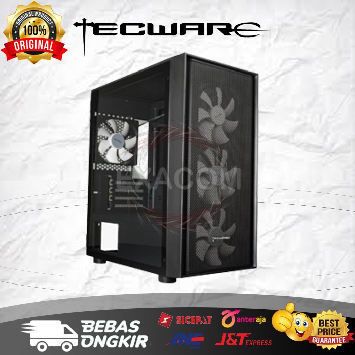 Jual Casing Tecware Nexus Air M PWM Black Mini Tower PC Case | Shopee ...