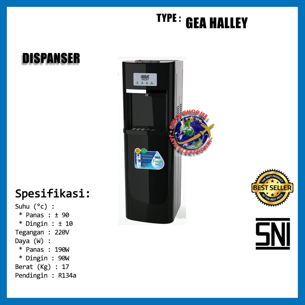 Jual Dispenser GEA HALLEY | Shopee Indonesia