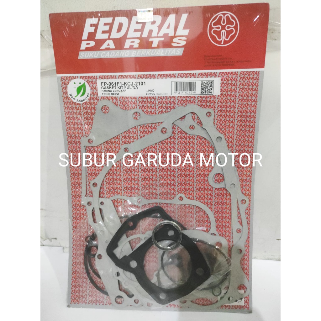 Jual PAKING GASKET FULL SET TIGER TIPE KCJ MERK FEDERAL KUALITAS ORISINIL ASTRA OTOPARTS ...
