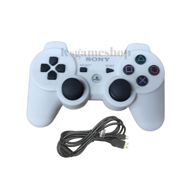 Jual Stick Stik PS3 Wireless Controller Joystick DS3 OP HITAM MERAH ...