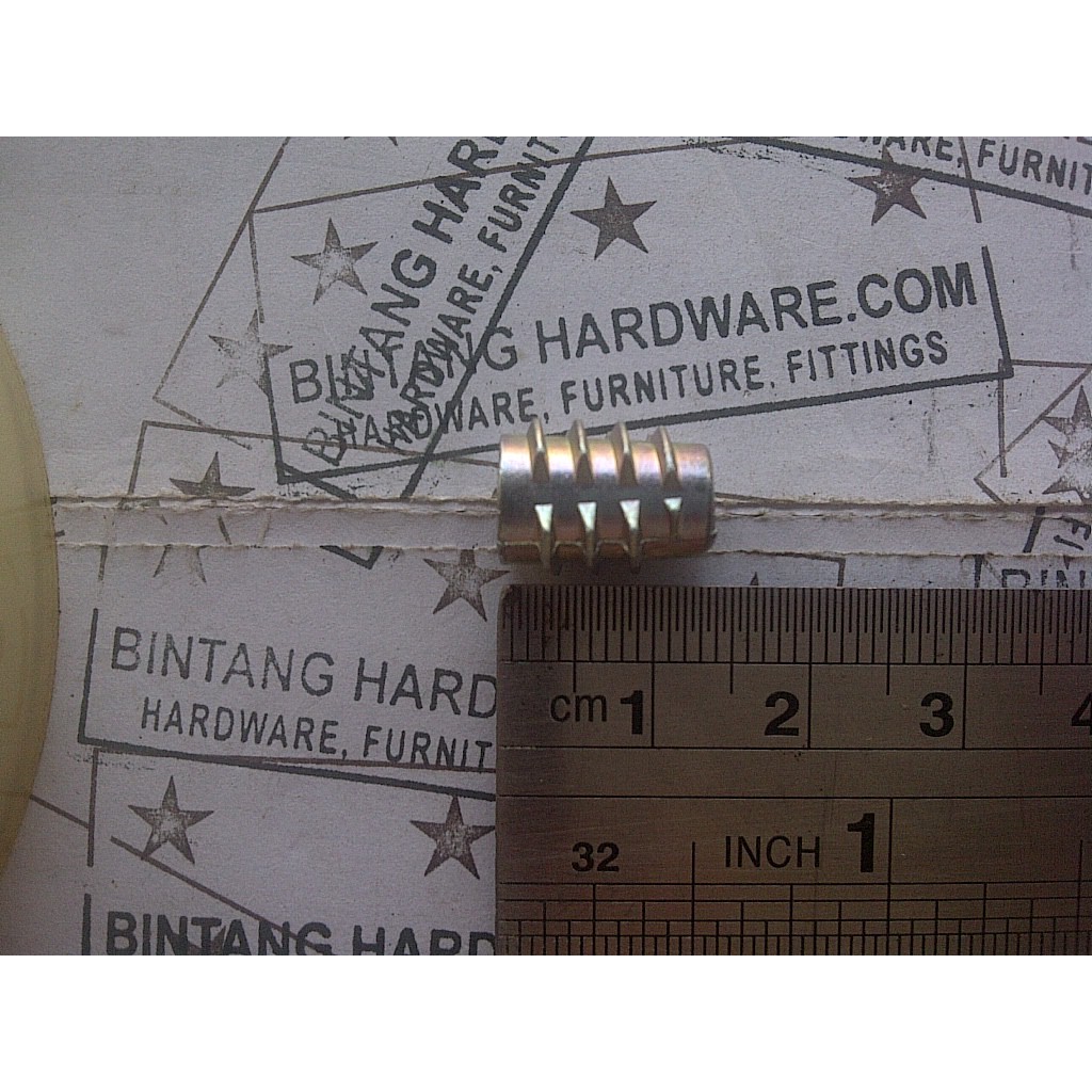 Jual Mur Nanas 6mm Mur Tanam Drat 6mm Mur Kayu Ulir Dalam 6mm Pasangan ...