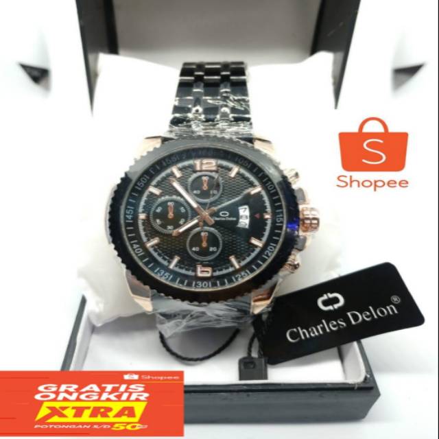 Jual Jam pria charles delon | Shopee Indonesia