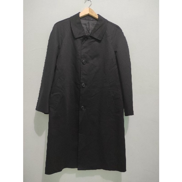 Jual Coat wanita hitam jumbo/mantel long jumbo | Shopee Indonesia