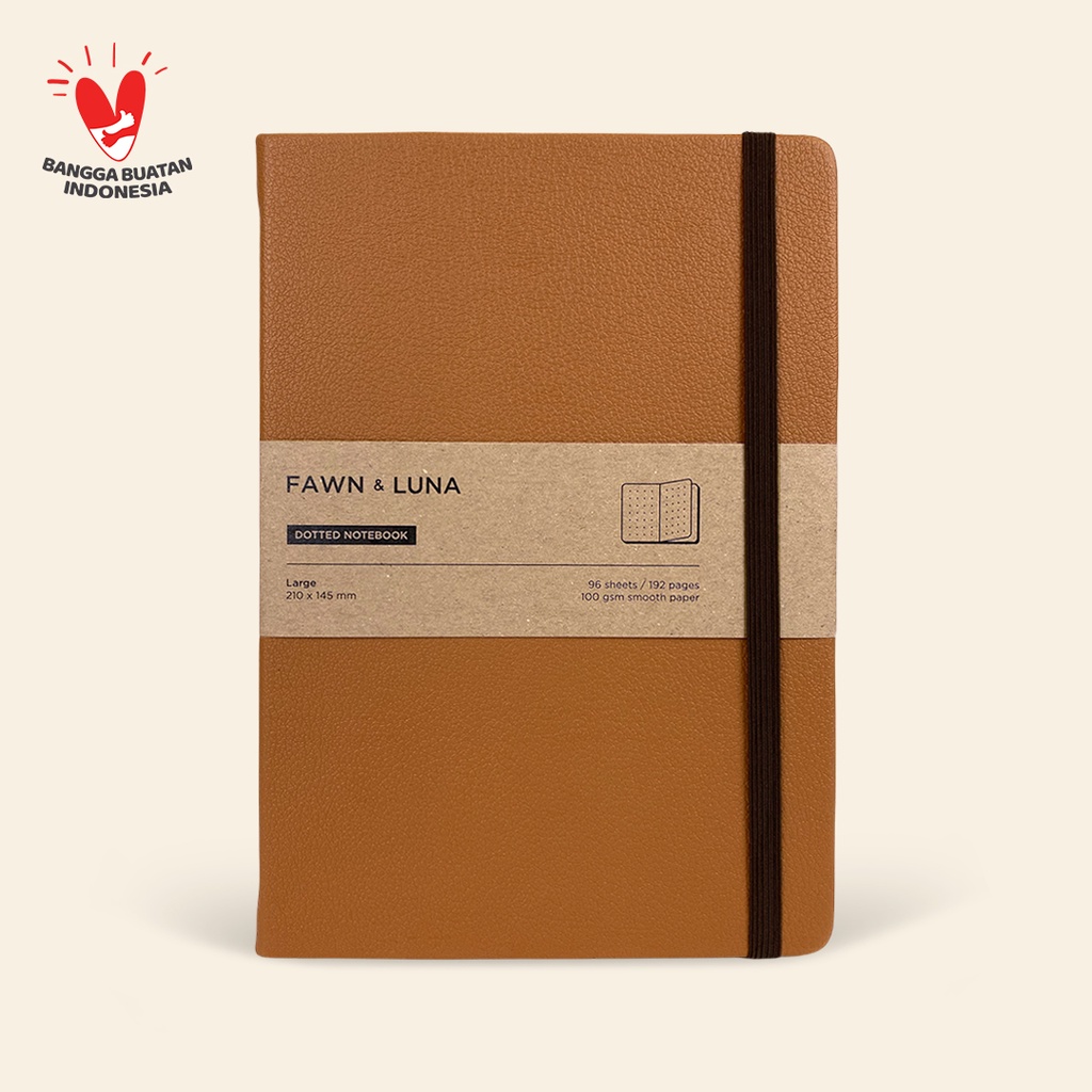 Jual Fawn & Luna - RUST AMBER - Notebook Large A5 - Buku Jurnal/Agenda ...