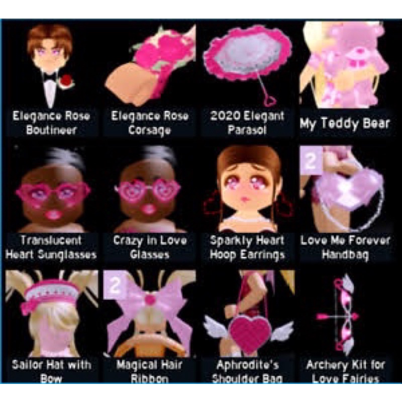 Jual ROYALE HIGH Valentines Day Items | Shopee Indonesia