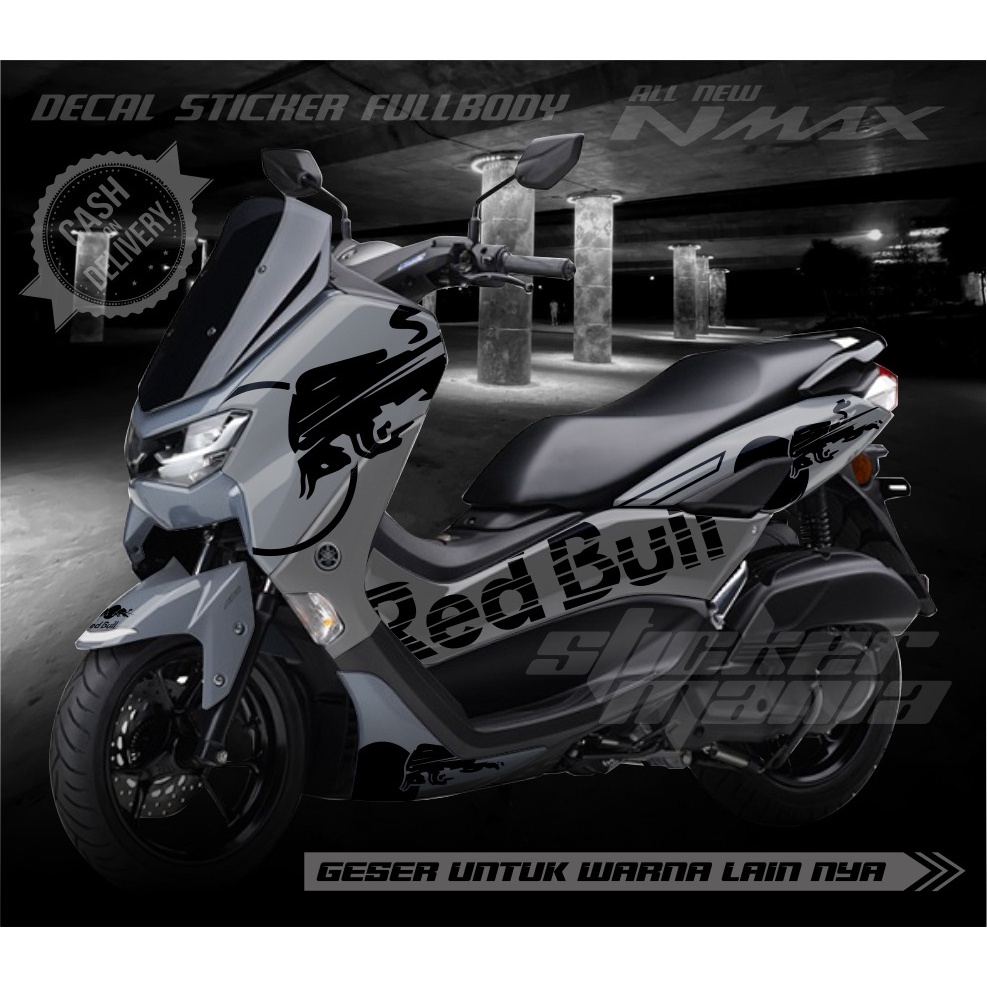 Jual STIKER DECAL YAMAHA NEW NMAX RED BULL FULL BODY | Shopee Indonesia