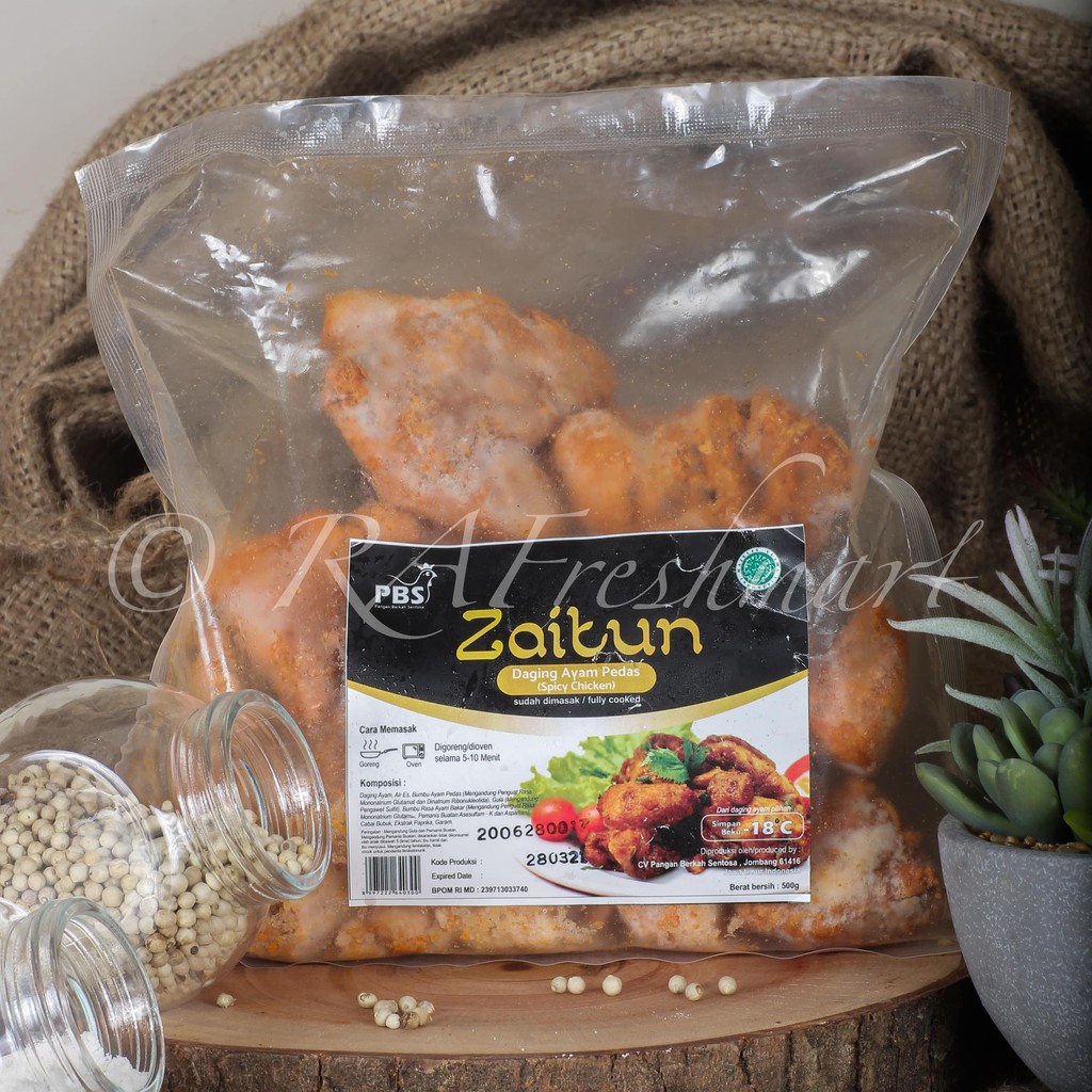 Jual ZAITUN SPICY CHICKEN 500 GR | Shopee Indonesia