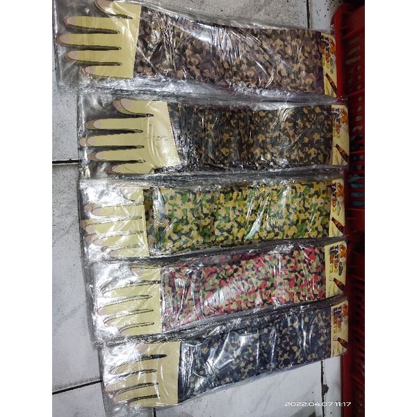 Jual Manset Tangan Model Loreng Army Lusinan isi 12pcs | Shopee Indonesia