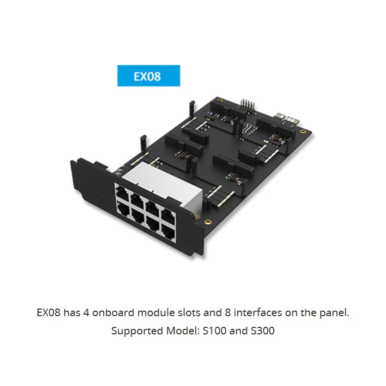 Jual Yeastar EX08 Expansion Card 8 port RJ11 for S100 & S300 Series ...