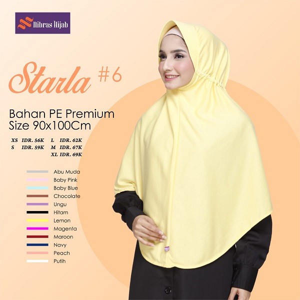 Jual NIBRAS HIJAB STARLA 6 L | Shopee Indonesia