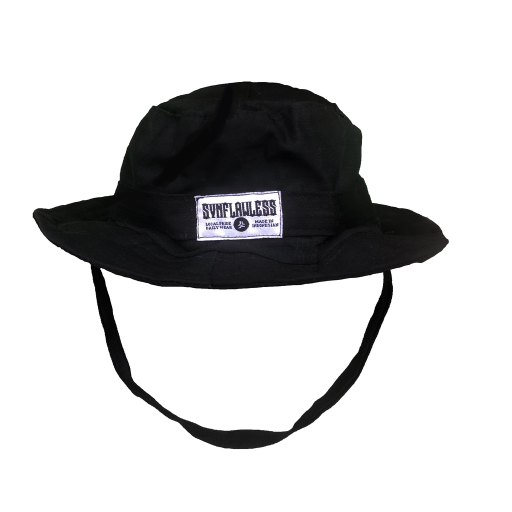 Jual Topi Rimba Svnflawless Topi Hitam Bucket Flawless | Shopee Indonesia