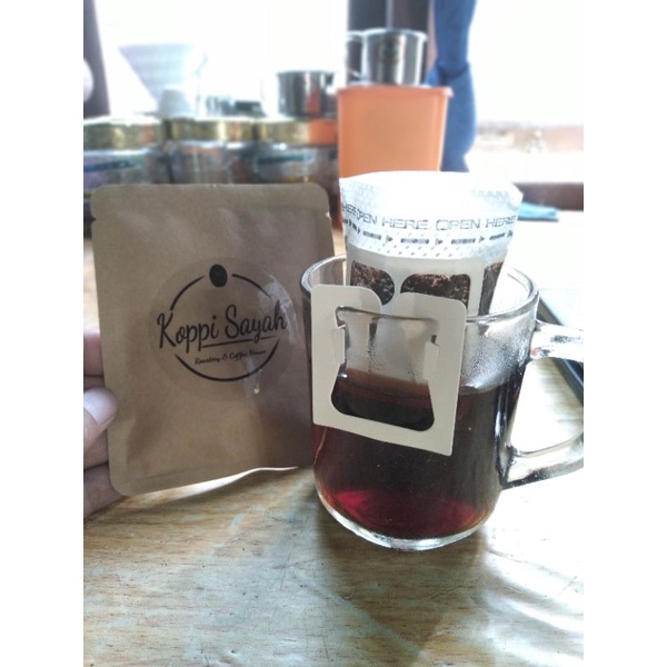 Jual Koppi_sayah, Coffee drip 12grm ( isi 3 sachet ) | Shopee Indonesia