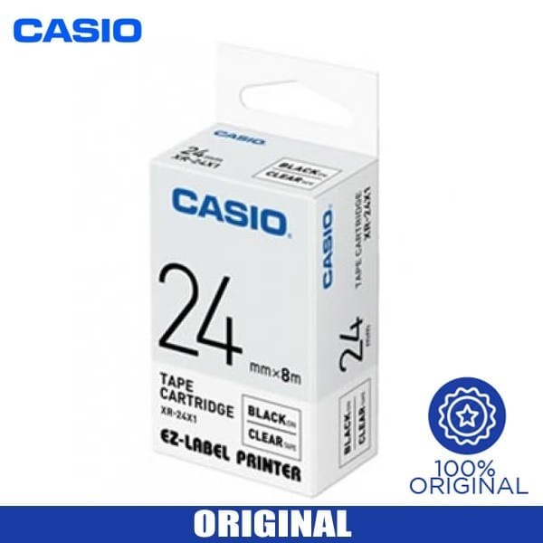 Jual PITA LABEL CASIO XR 24 - 24mm | Shopee Indonesia
