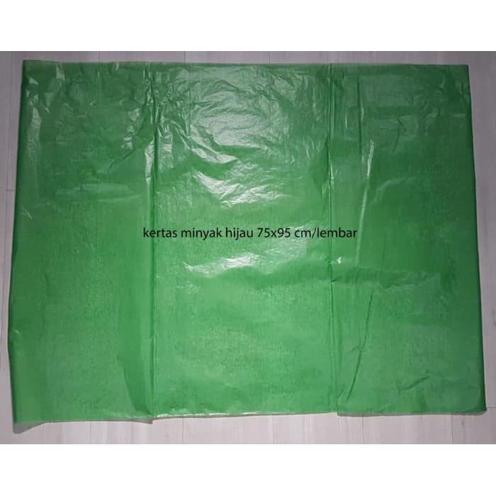 Jual Kertas Minyak Hijau / 20 lembar / 75 x 95 cm | Shopee Indonesia
