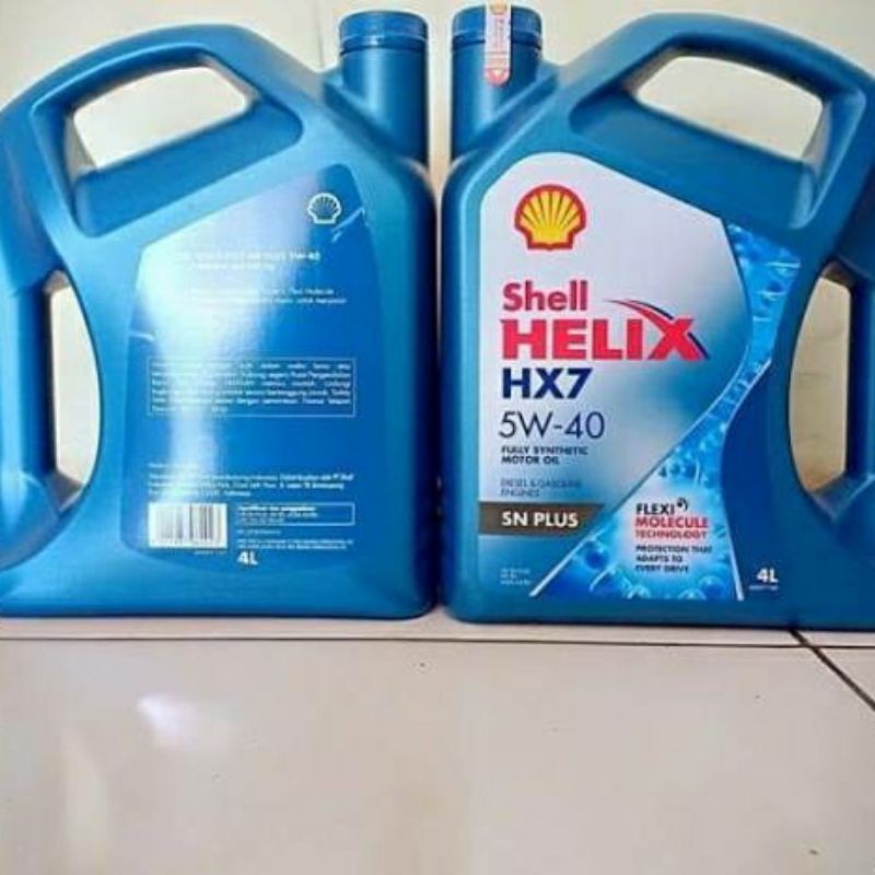 Jual Oli Mobil Mesin SHELL HELIX HX 7 HX7 galon 4 liter 4l | Shopee ...