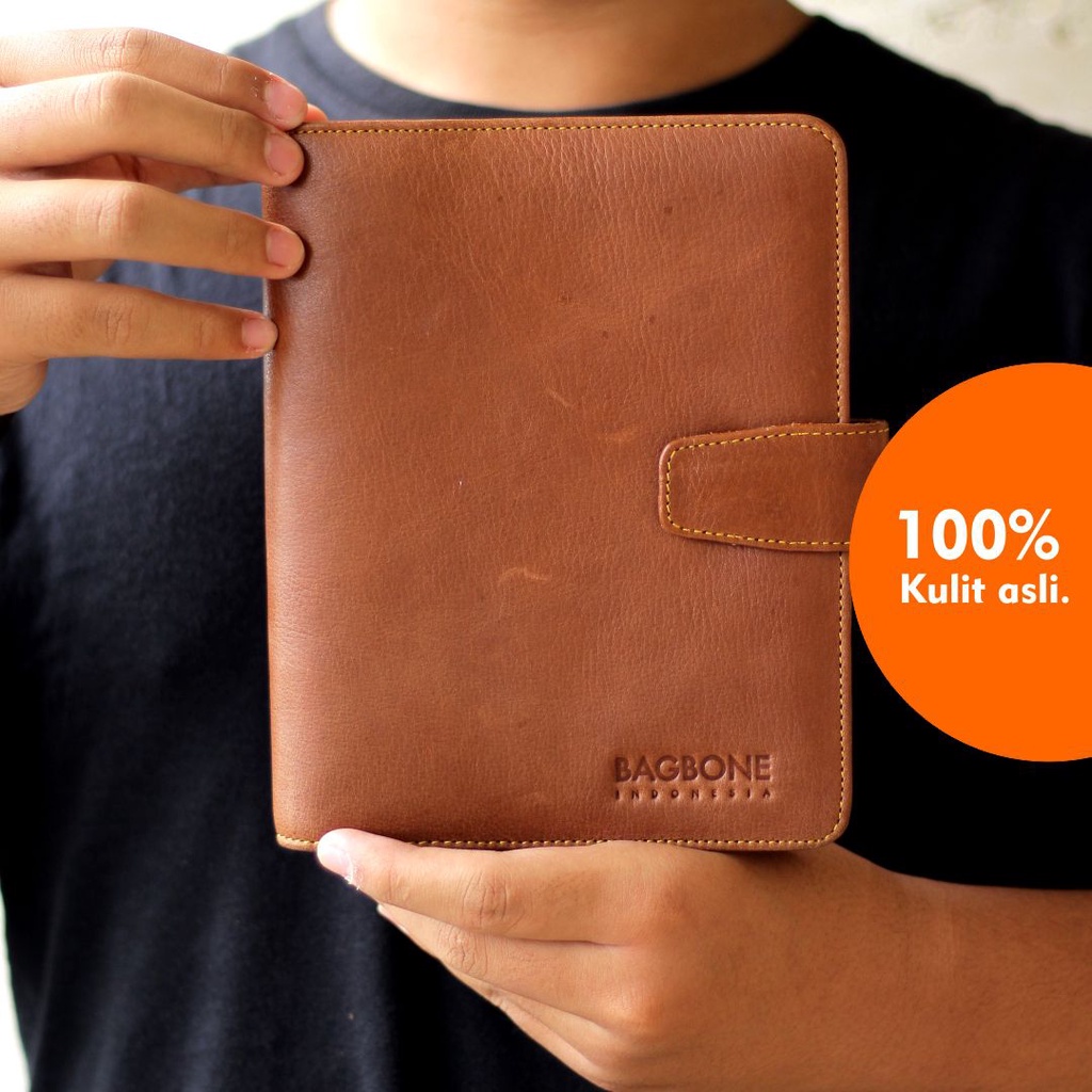 Jual Bagbone Leather BINDER Size A6 Kulit Asli | Agenda Kulit Sapi Full ...