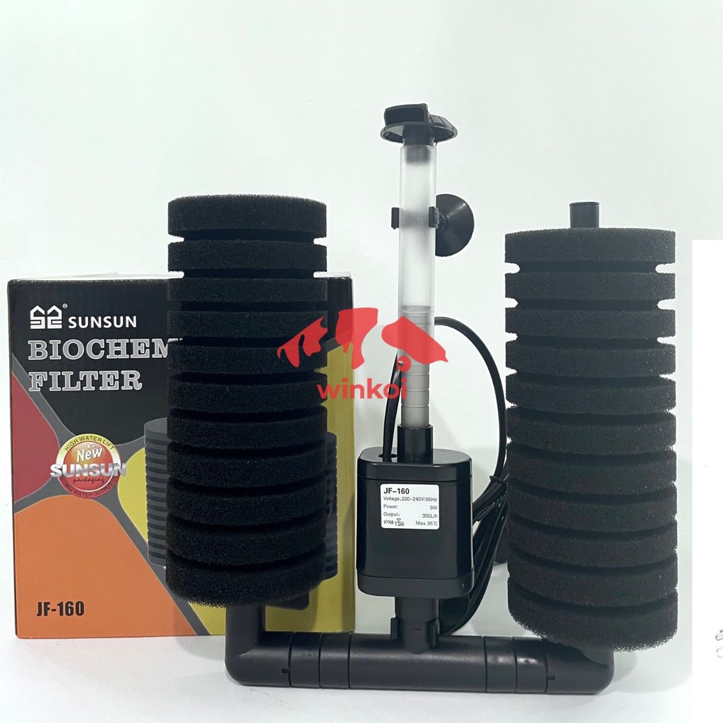 Jual SUNSUN JF 160 BIO FOAM Filter / Sponge Filter AQUARIUM AQUASCAPE ...