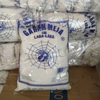 Jual Garam Meja Halus cap Laba-Laba 500gr per bal (20 pcs) | Shopee ...