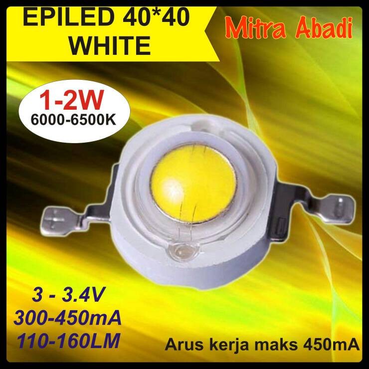 Jual HPL 1 Watt EPILED White/Putih 6000-6500K 350-450 mA High Quality ...